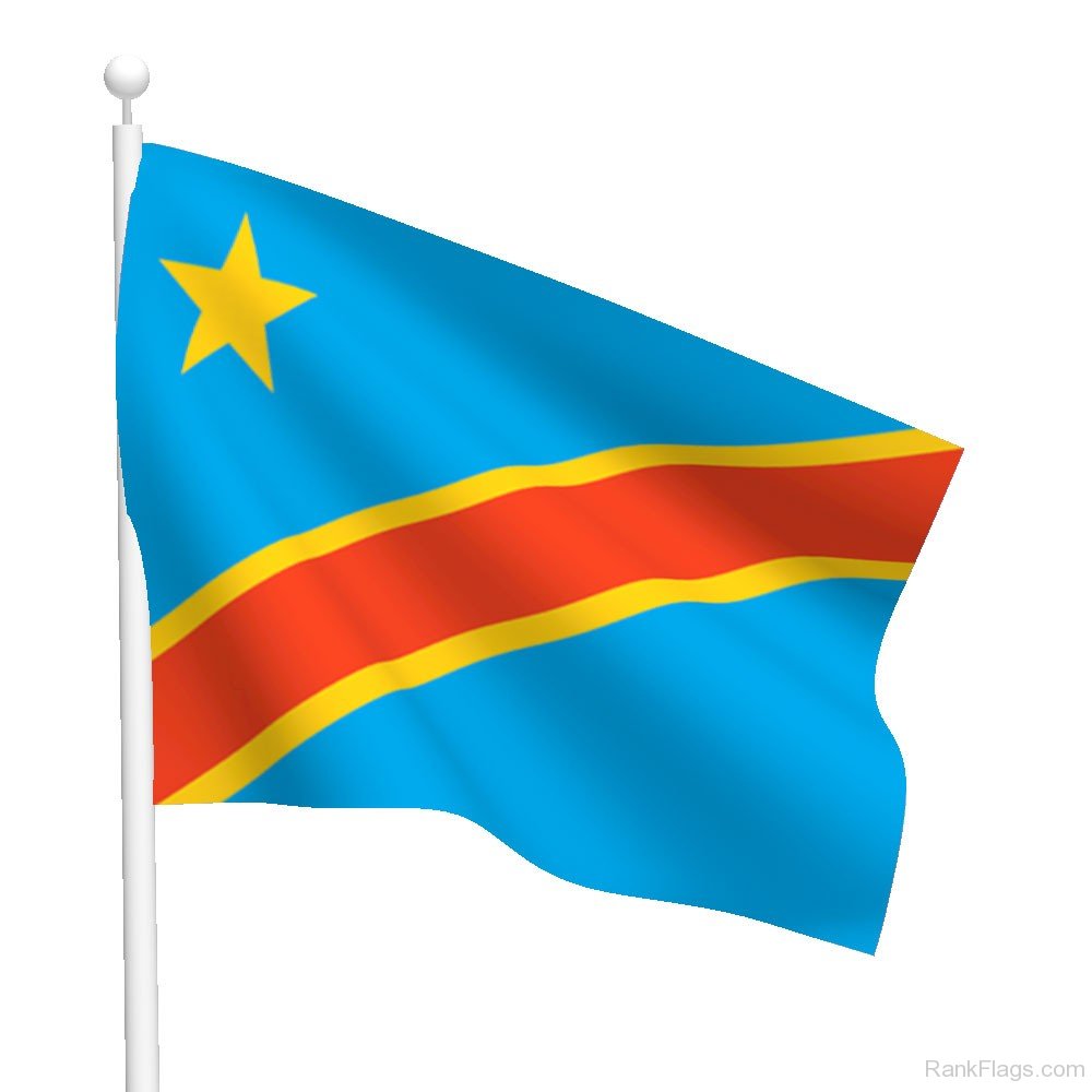 National Flag Of Democratic Republic Of The Congo RankFlags