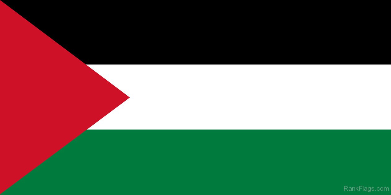 National Flag Of Palestinian territories - RankFlags.com – Collection ...