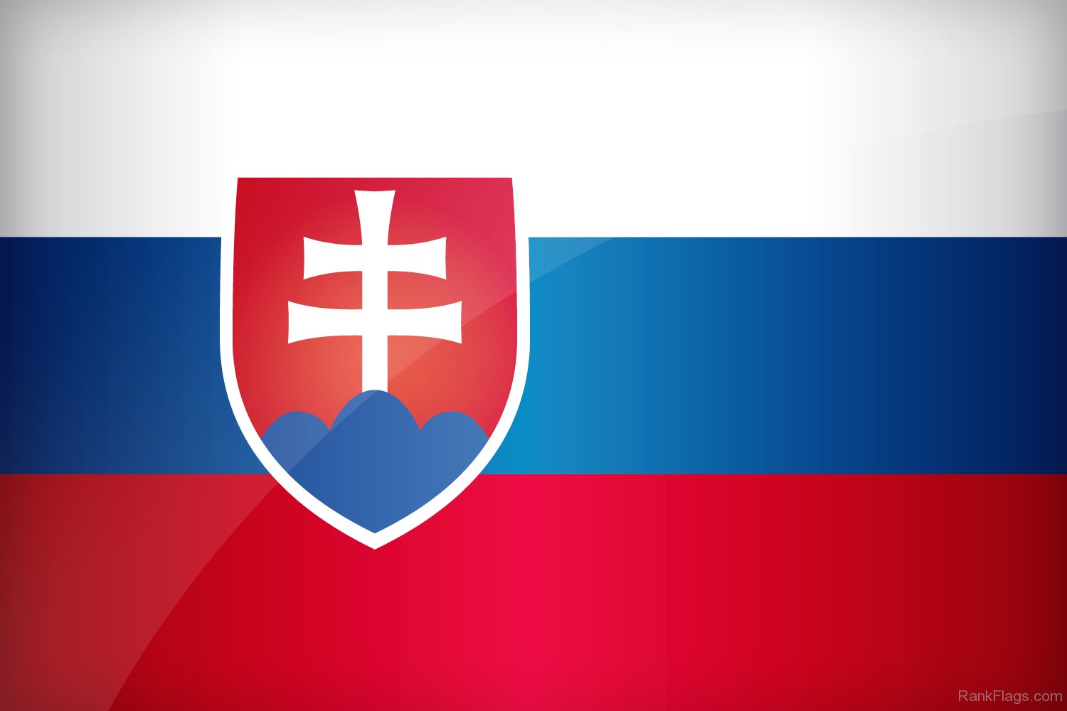 National Flag Of Slovakia - RankFlags.com – Collection of Flags