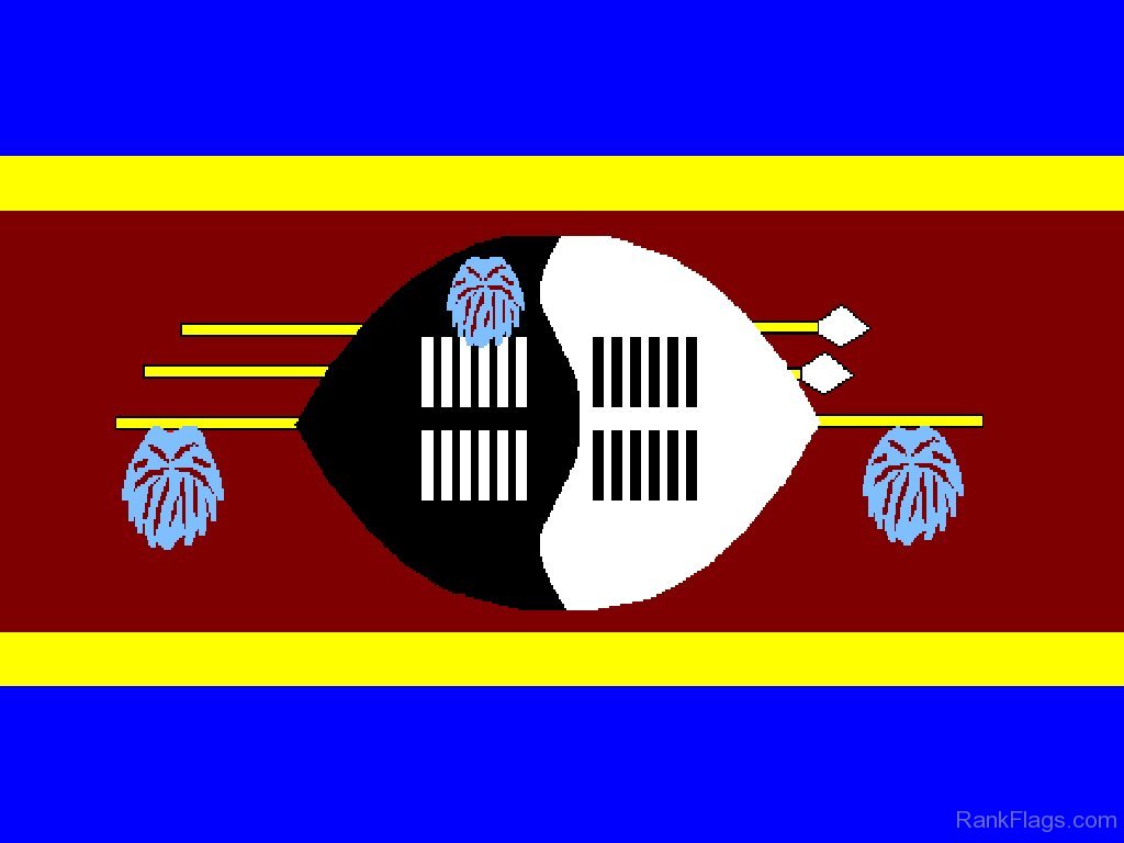 National Flag Of Swaziland - RankFlags.com – Collection of Flags