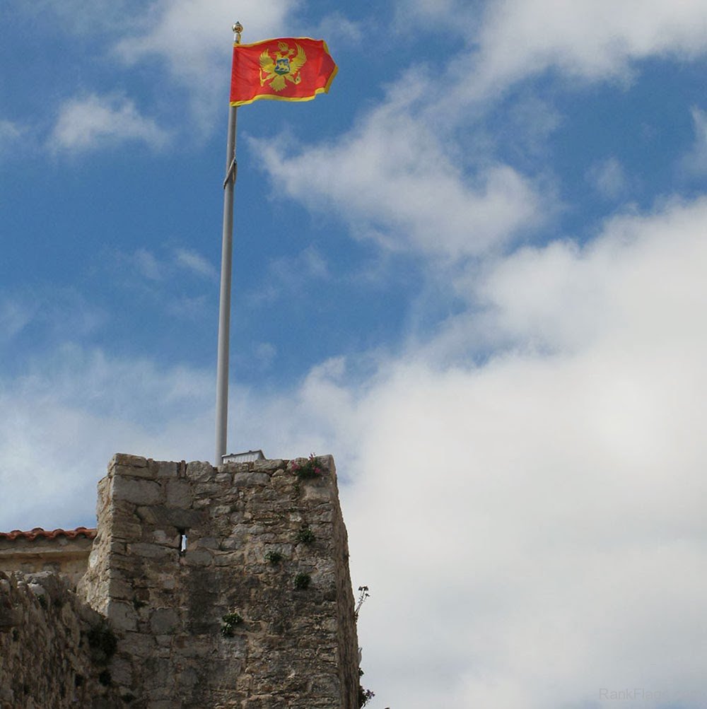 National Flag Of Montenegro - RankFlags.com – Collection of Flags