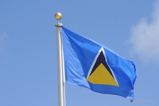 Saint Lucia National Flag - RankFlags.com – Collection of Flags