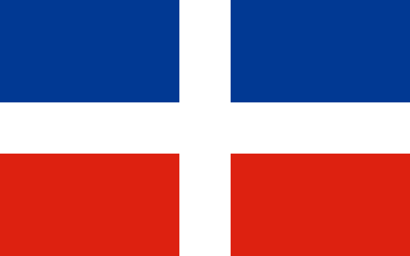 Flag Of Dominican Republic -1844 - RankFlags.com – Collection of Flags