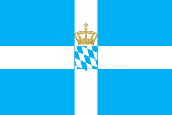 Flag Of Greece -1858-1862 - RankFlags.com – Collection of Flags