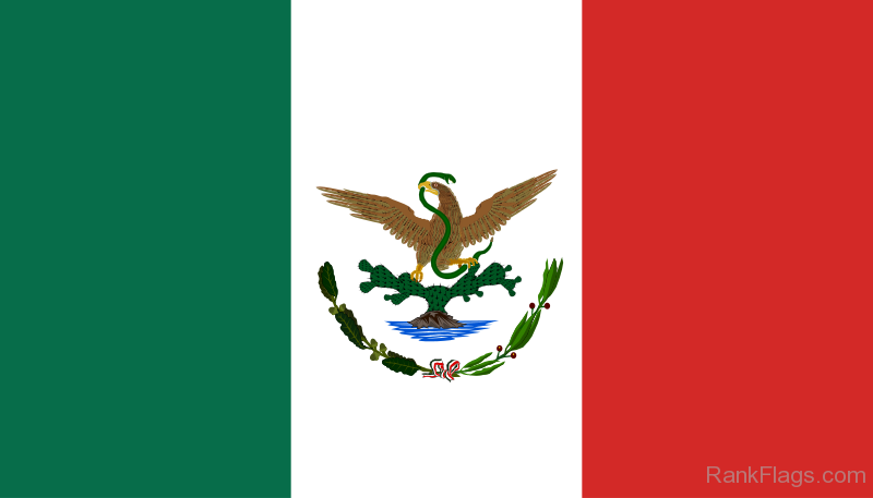 Flag Of Mexico -1893-1916 - RankFlags.com – Collection of Flags
