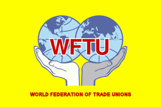 Flag Of World Federation of Trade Unions 1945 - RankFlags.com ...